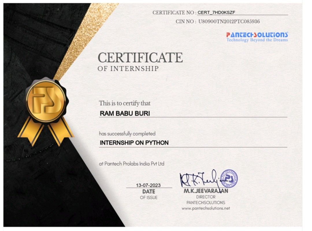 Er. RAM BABU BURI on LinkedIn: #pythonprogramming #pythondeveloper # ... Er. RAM BABU BURI on LinkedIn: #pythonprogramming #pythondeveloper # ...