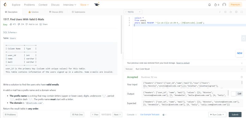 annu hooda on LinkedIn: #day50 #sql #mysql #leetcode #dataanalyst # ... annu hooda on LinkedIn: #day50 #sql #mysql #leetcode #dataanalyst # ...