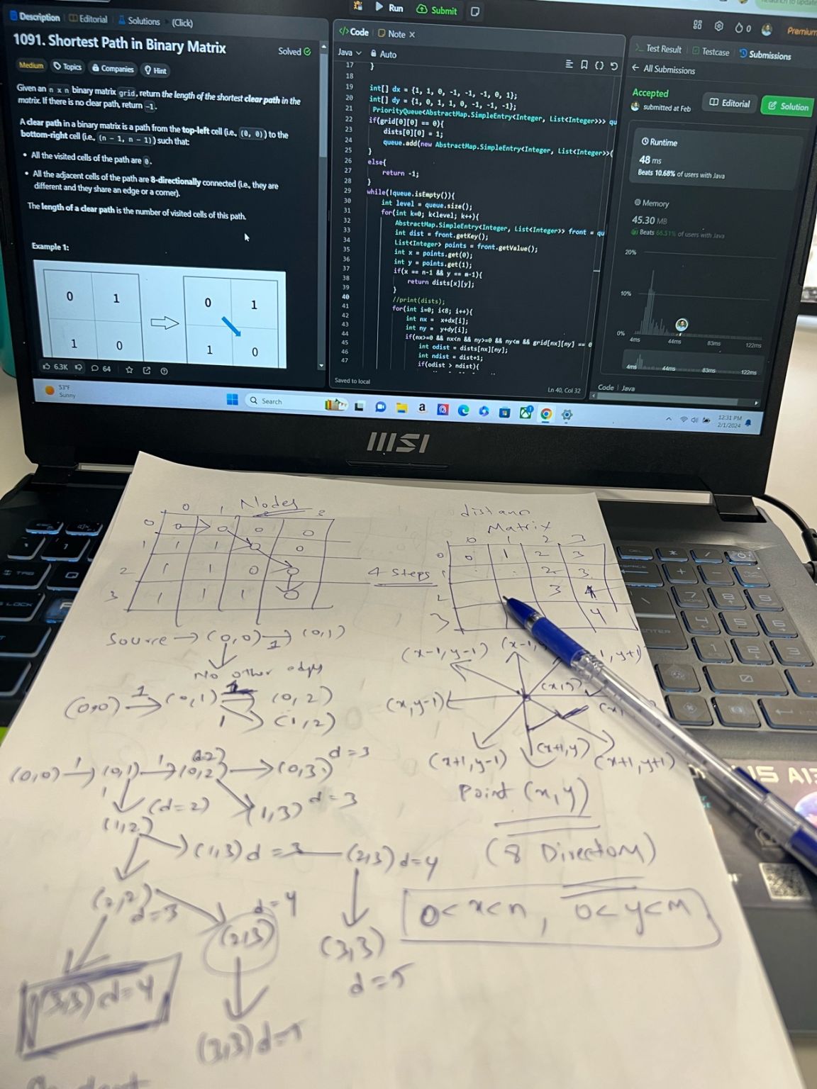 Coding challenge: Shortest path in binary matrix | Umar Mohammad posted ... Coding challenge: Shortest path in binary matrix | Umar Mohammad posted ...