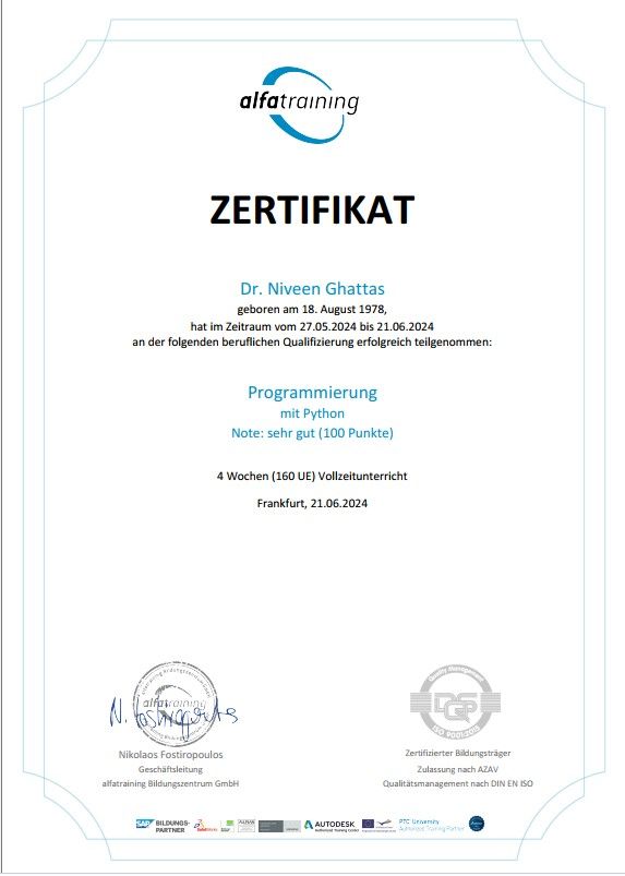 Dr. Engr. Niveen Ghattas on LinkedIn: Happy and proud to announce the ... Dr. Engr. Niveen Ghattas on LinkedIn: Happy and proud to announce the ...