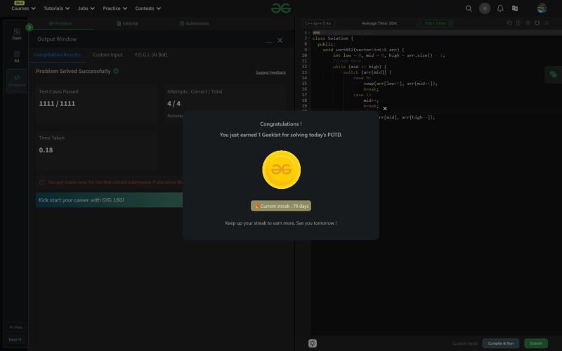 Pankaj Kumar on LinkedIn: #problemsolving #gfg21 #cplusplus #gfg # ... Pankaj Kumar on LinkedIn: #problemsolving #gfg21 #cplusplus #gfg # ...