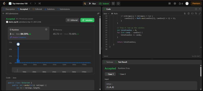 #leetcode #day15 #candydistribution #topinterviewquestions… | Sherin Riya S #leetcode #day15 #candydistribution #topinterviewquestions… | Sherin Riya S