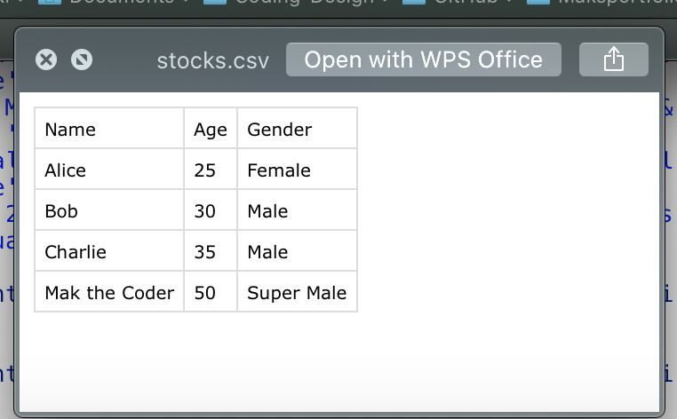 open, read, write, append a .csv file with Python built-in functions ... open, read, write, append a .csv file with Python built-in functions ...