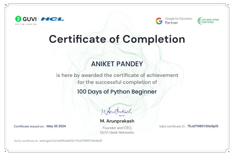 Aniket Pandey on LinkedIn: #python #beginnertoadvanced #programming # ... Aniket Pandey on LinkedIn: #python #beginnertoadvanced #programming # ...