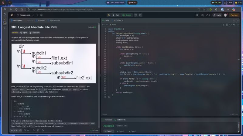 Ayush Kaintura on LinkedIn: #leetcode #filesystem #algorithms #stack # ... Ayush Kaintura on LinkedIn: #leetcode #filesystem #algorithms #stack # ...