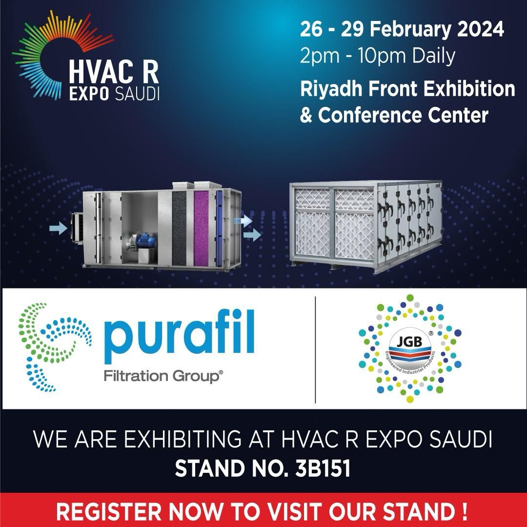 Purafil, Inc. on LinkedIn: Visit us at the HVAC R Expo Saudi at the end ... Purafil, Inc. on LinkedIn: Visit us at the HVAC R Expo Saudi at the end ...