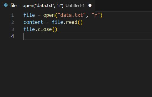 Yasir Mohammad on LinkedIn: #python #filehandling #coding #datastorage ... Yasir Mohammad on LinkedIn: #python #filehandling #coding #datastorage ...