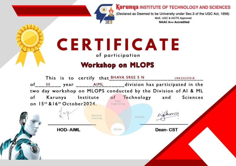 BHAVA SREE S.N on LinkedIn: #mlops #ai #machinelearning #devops # ... BHAVA SREE S.N on LinkedIn: #mlops #ai #machinelearning #devops # ...