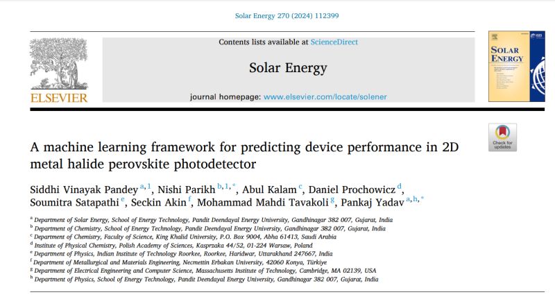 Siddhi Vinayak Pandey on LinkedIn: #research #perovskite #technology # ... Siddhi Vinayak Pandey on LinkedIn: #research #perovskite #technology # ...