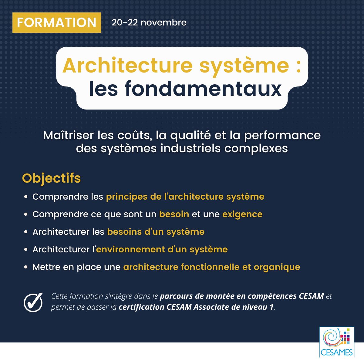 CESAMES sur LinkedIn : #formation #engineering #mbse #embeddedsystem # ... CESAMES sur LinkedIn : #formation #engineering #mbse #embeddedsystem # ...