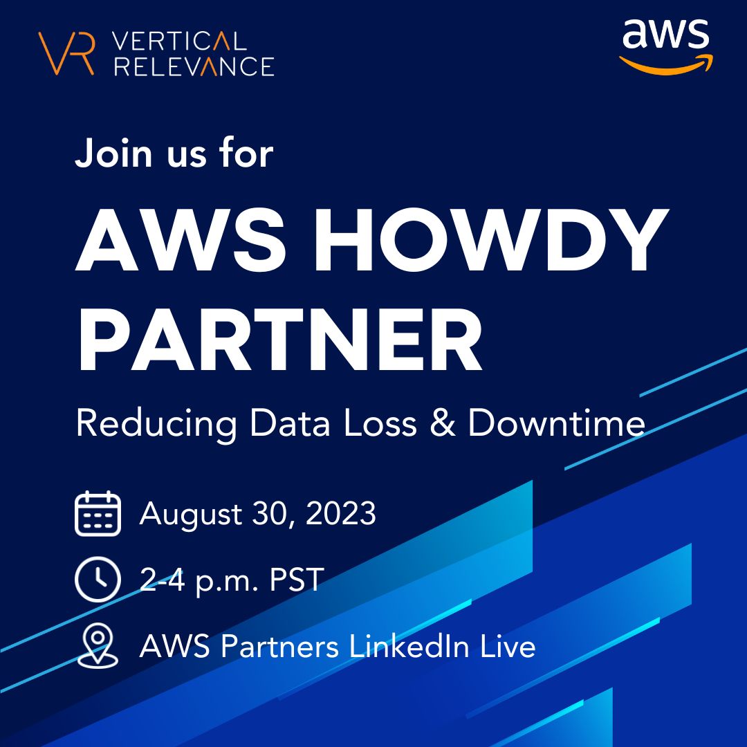 Vertical Relevance on LinkedIn: Vertical Relevance on AWS Howdy Partner ... Vertical Relevance on LinkedIn: Vertical Relevance on AWS Howdy Partner ...