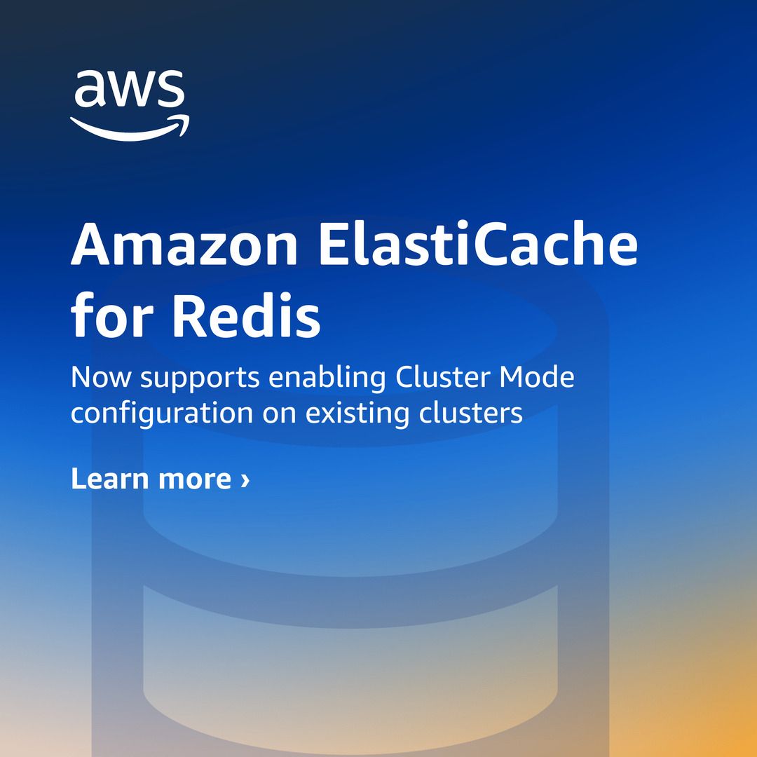 AWS Databases & Analytics on LinkedIn: #elasticache #aws AWS Databases & Analytics on LinkedIn: #elasticache #aws