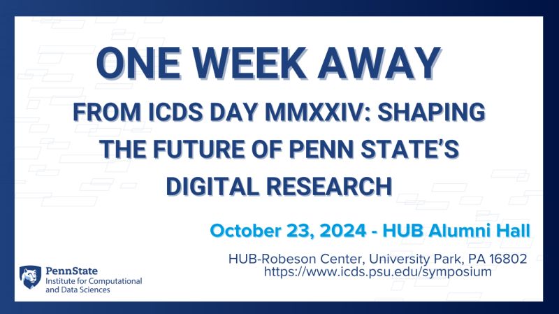 Penn State Institute for Computational and Data Sciences on LinkedIn: # ... Penn State Institute for Computational and Data Sciences on LinkedIn: # ...