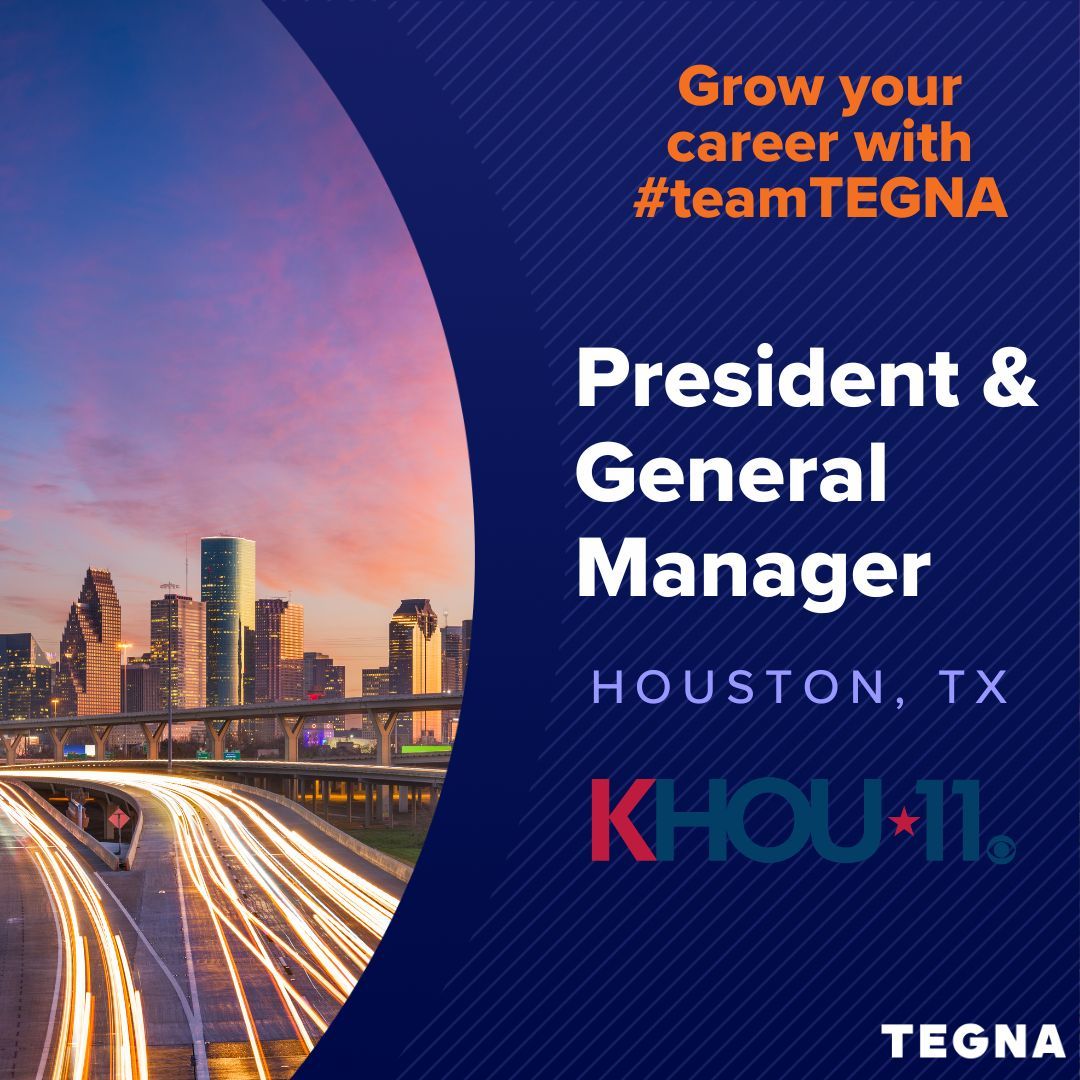 Rick Rogala on LinkedIn: Great opportunity with TEGNA in Houston! Rick Rogala on LinkedIn: Great opportunity with TEGNA in Houston!