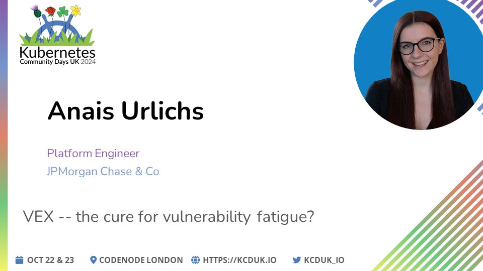 Kubernetes Community Days UK - London on LinkedIn: Don’t miss Anais ... Kubernetes Community Days UK - London on LinkedIn: Don’t miss Anais ...