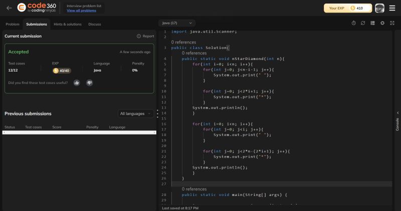 Tanishq Sharma on LinkedIn: #codingjourney #dsa #patternproblems # ... Tanishq Sharma on LinkedIn: #codingjourney #dsa #patternproblems # ...