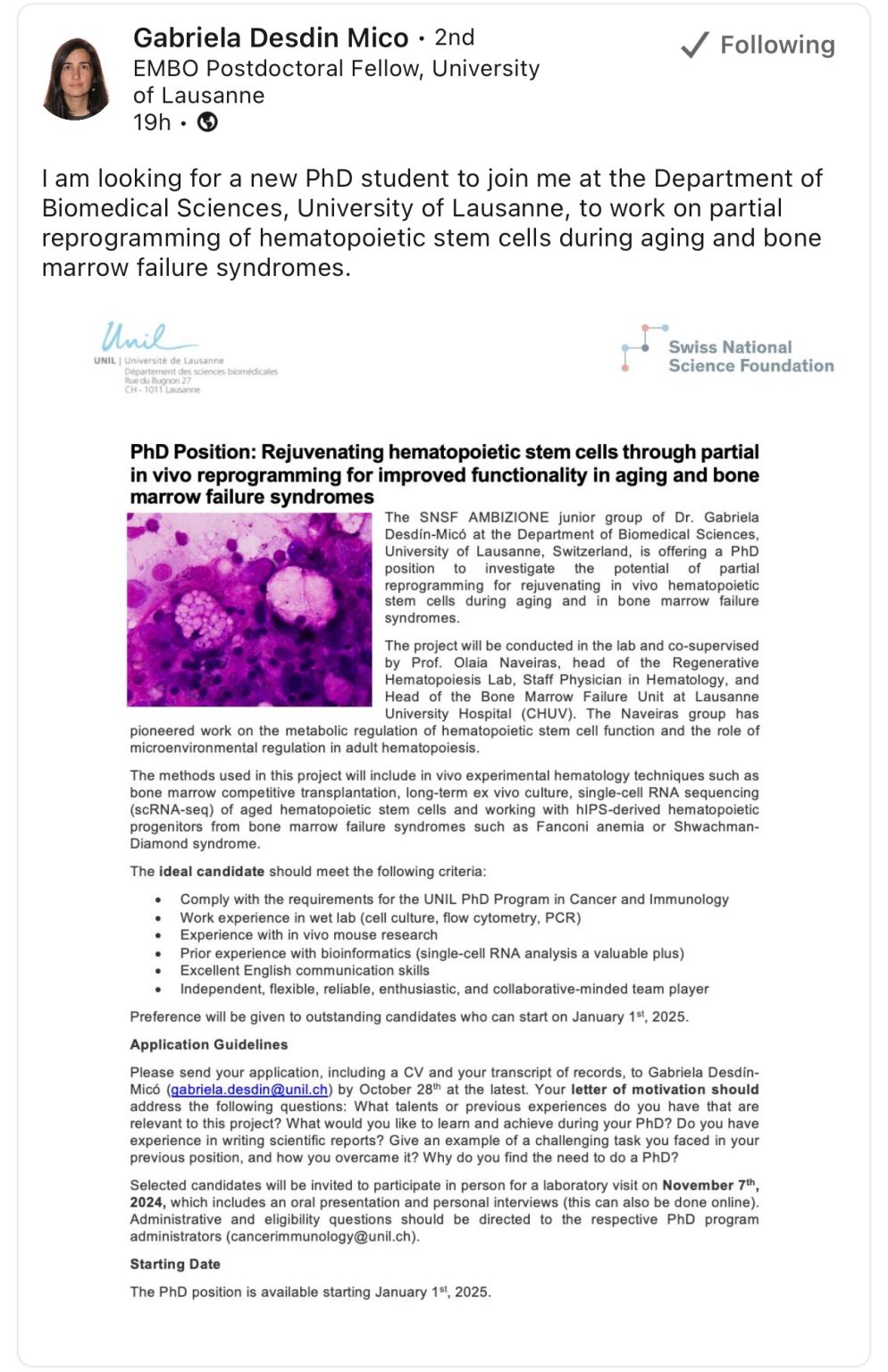 Umair Ahmad on LinkedIn: Multiple open positions (Masters, PhD, Postdoc ... Umair Ahmad on LinkedIn: Multiple open positions (Masters, PhD, Postdoc ...