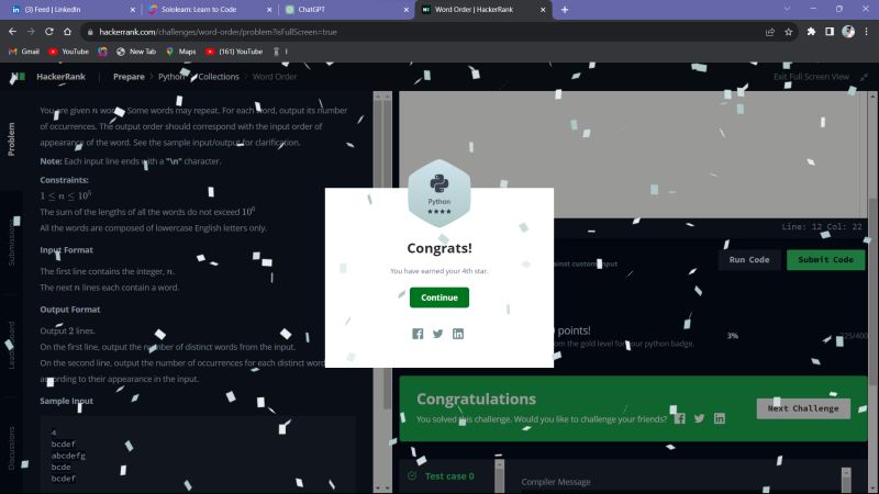 Coding on HackerRank for #100DaysOfCode | Sujit Kumar Puhan posted on ... Coding on HackerRank for #100DaysOfCode | Sujit Kumar Puhan posted on ...