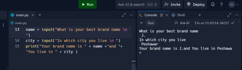 Today, I started my 50-day Python coding challenge. | Asif Khan Today, I started my 50-day Python coding challenge. | Asif Khan