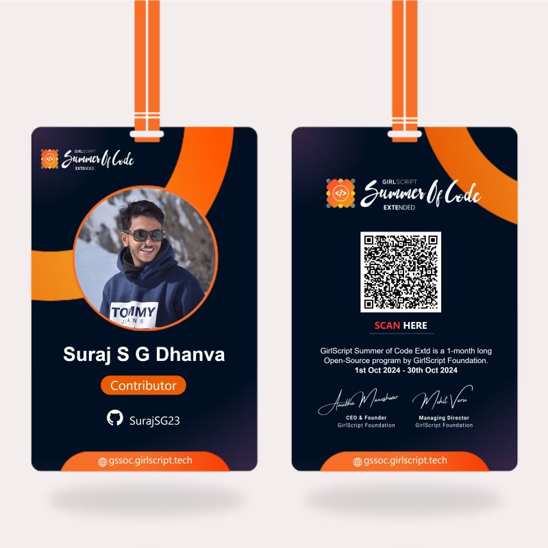 Suraj S G Dhanva on LinkedIn: #gssoc #opensource #github #codingjourney ... Suraj S G Dhanva on LinkedIn: #gssoc #opensource #github #codingjourney ...