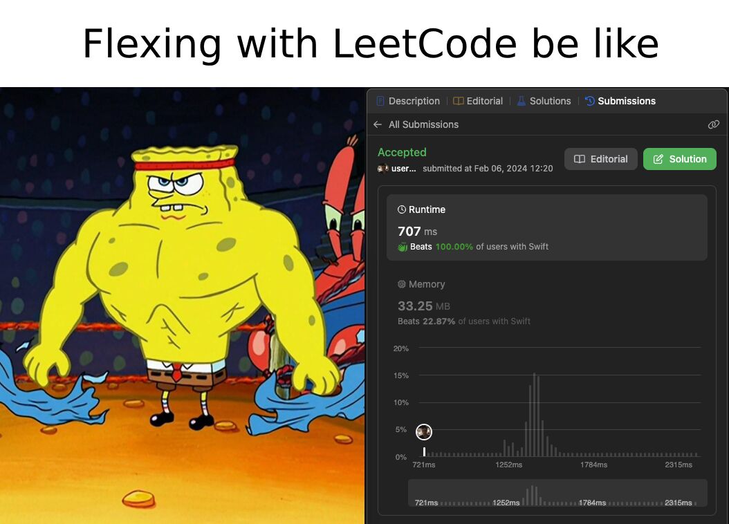 Yuri Nechaev on LinkedIn: #swift #leetcode Yuri Nechaev on LinkedIn: #swift #leetcode