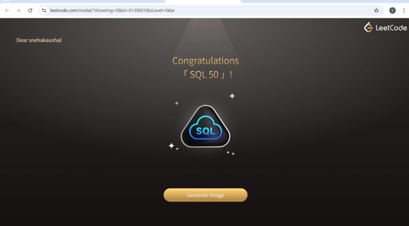 sneha Kaushal on LinkedIn: #sql #leetcode #data #learning # ... sneha Kaushal on LinkedIn: #sql #leetcode #data #learning # ...
