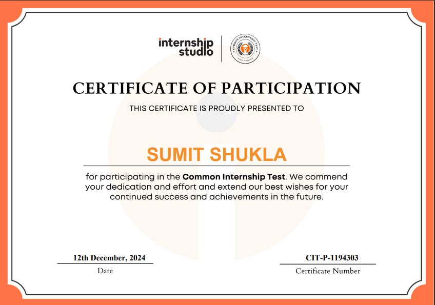 Sumit Shukla on LinkedIn: 🎉 Excited to Share My Achievement as a Python ... Sumit Shukla on LinkedIn: 🎉 Excited to Share My Achievement as a Python ...