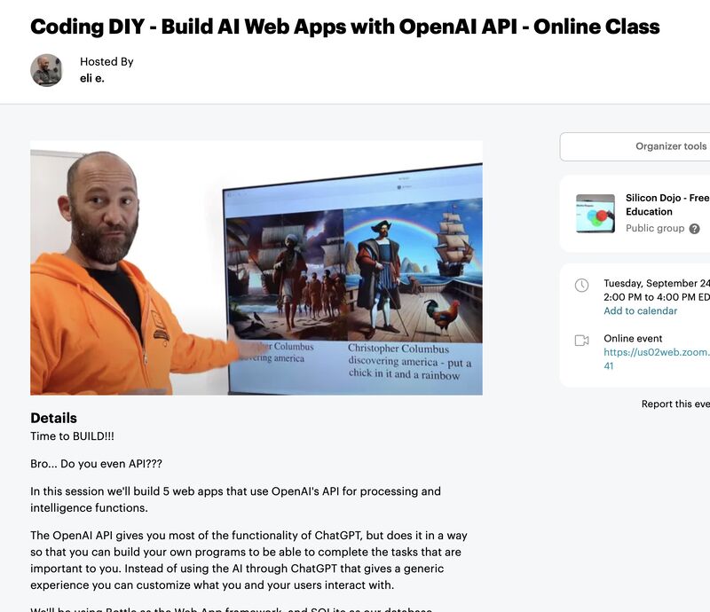 Eli Etherton on LinkedIn: #ai #openai #api #python #bottle #sqlite Eli Etherton on LinkedIn: #ai #openai #api #python #bottle #sqlite