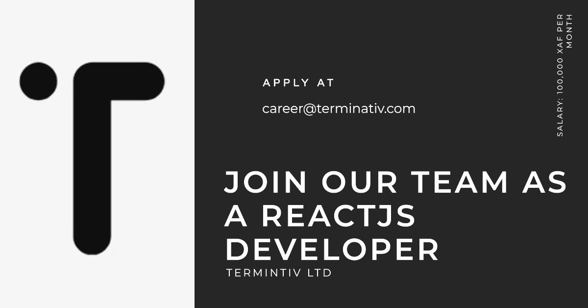 Ngadou Yopa, M.Eng on LinkedIn: #hiringdevelopers #reactjs #reactdeveloper Ngadou Yopa, M.Eng on LinkedIn: #hiringdevelopers #reactjs #reactdeveloper