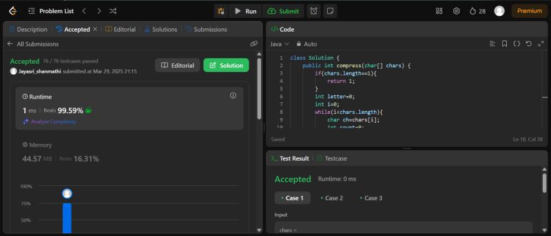 #100daysofleetcode #leetcode #java #coding #datastructures | Jayasri ... #100daysofleetcode #leetcode #java #coding #datastructures | Jayasri ...