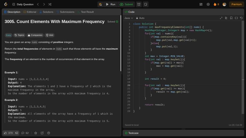Faizan Furqan Ahmad on LinkedIn: #day8 #30daysofcodechallenge #leetcode ... Faizan Furqan Ahmad on LinkedIn: #day8 #30daysofcodechallenge #leetcode ...