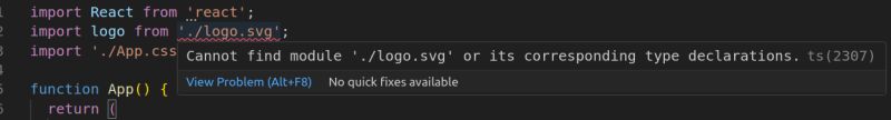 🚫 Why React/TypeScript Doesn’t Recognize Files like logo.svg ⚠️ And How ... 🚫 Why React/TypeScript Doesn’t Recognize Files like logo.svg ⚠️ And How ...