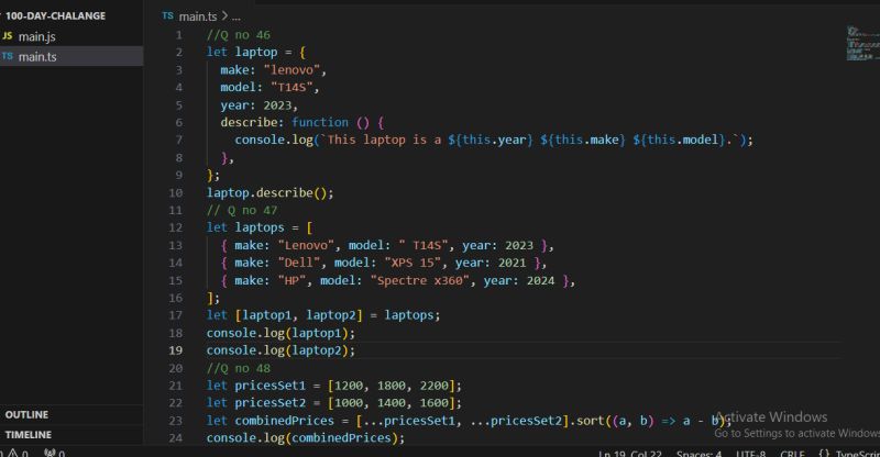 Samina Haroon on LinkedIn: #100daysoftypescript #typescript #coding ... Samina Haroon on LinkedIn: #100daysoftypescript #typescript #coding ...