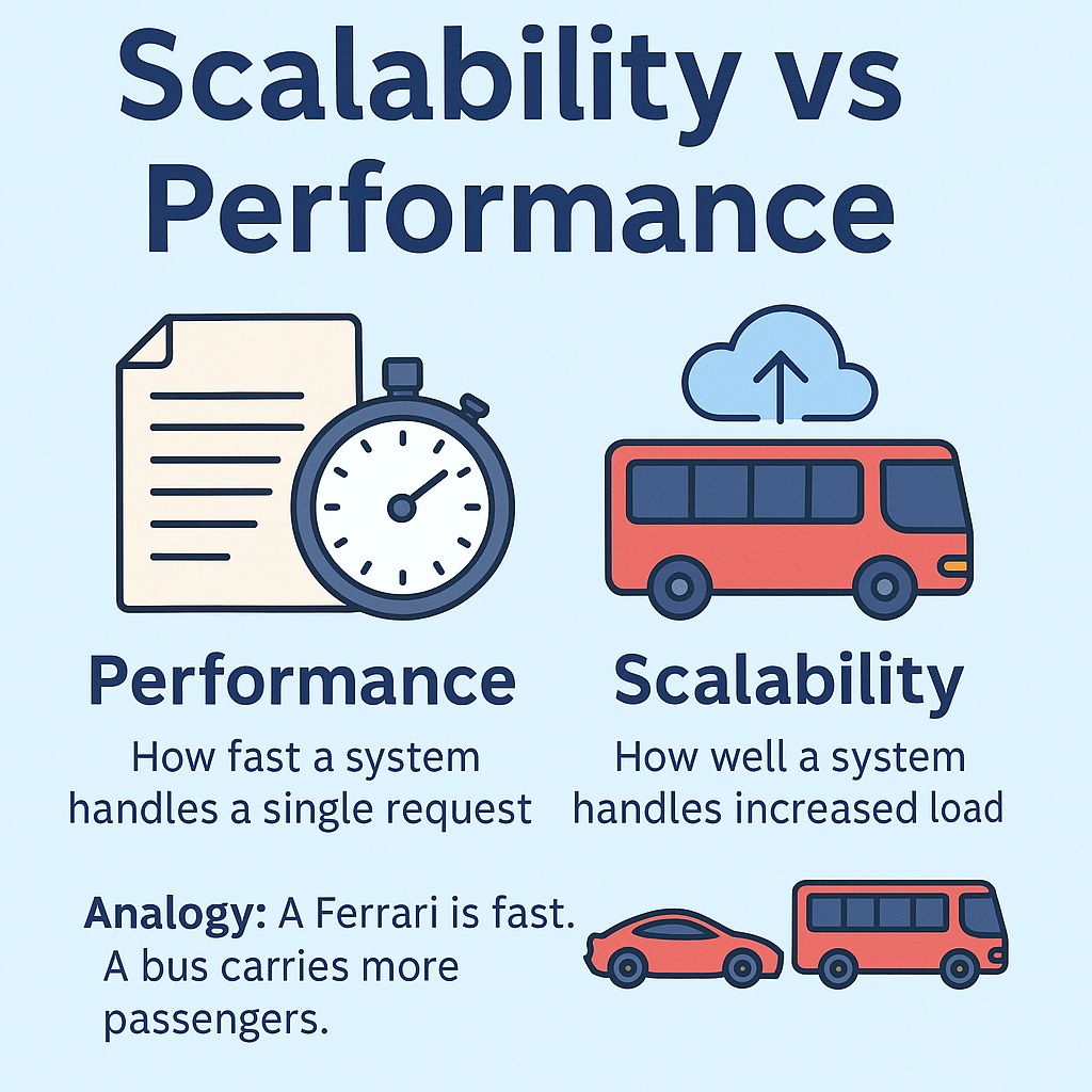 Scalability vs Performance: Day 1 of System Design | Bheem Reddy ... Scalability vs Performance: Day 1 of System Design | Bheem Reddy ...