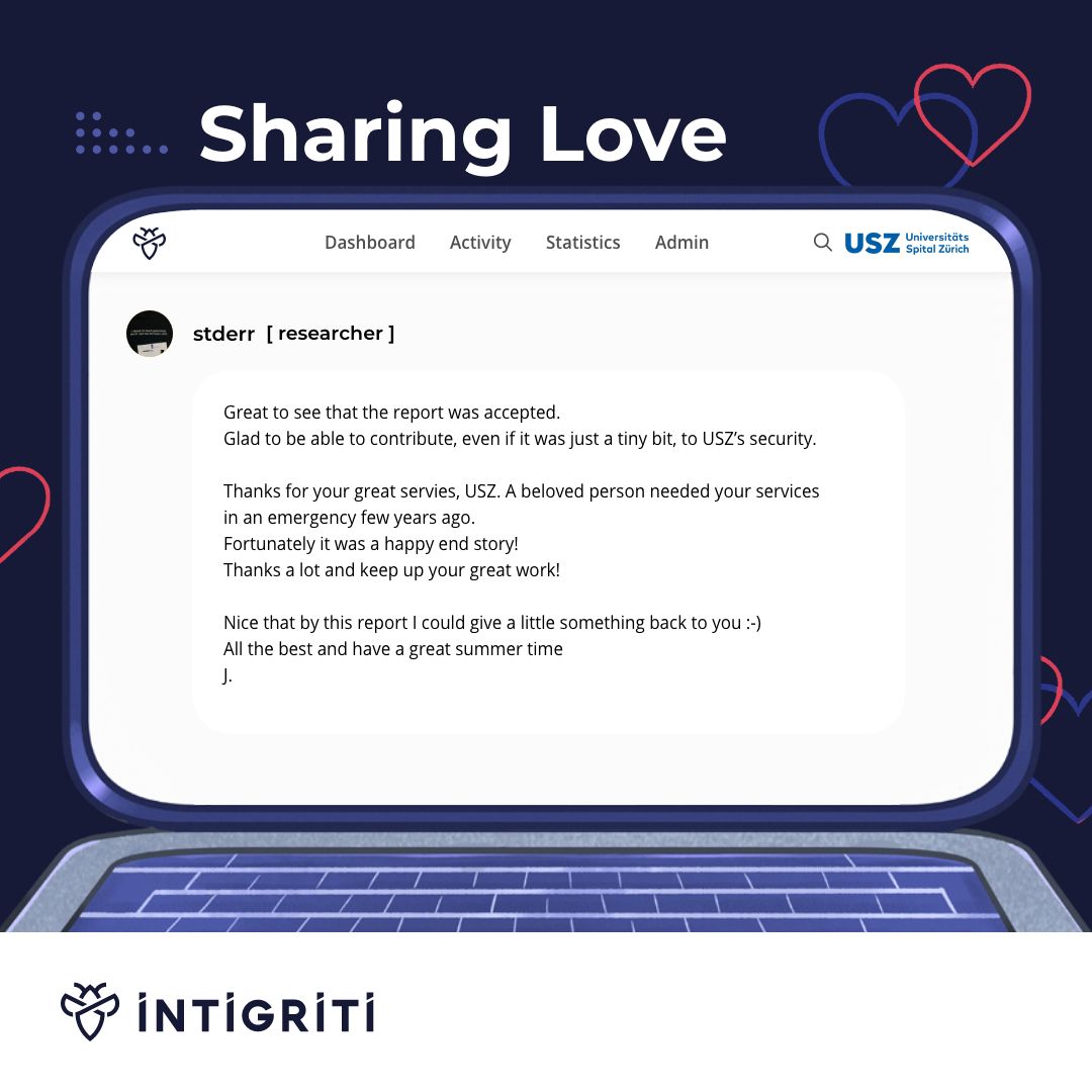 Intigriti on LinkedIn: #hackerstories #intigriti #ethicalhacking Intigriti on LinkedIn: #hackerstories #intigriti #ethicalhacking