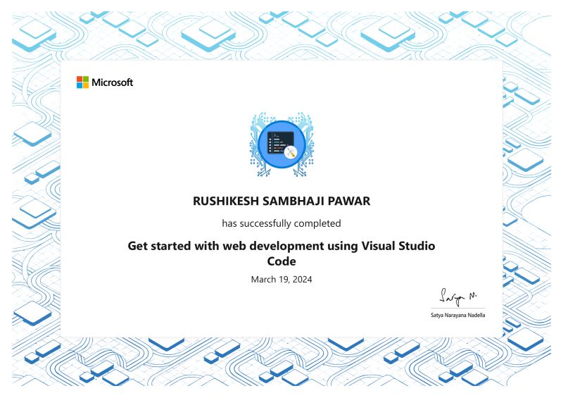 Rushikesh Pawar on LinkedIn: #microsoftlearn #skillsdevelopment # ... Rushikesh Pawar on LinkedIn: #microsoftlearn #skillsdevelopment # ...