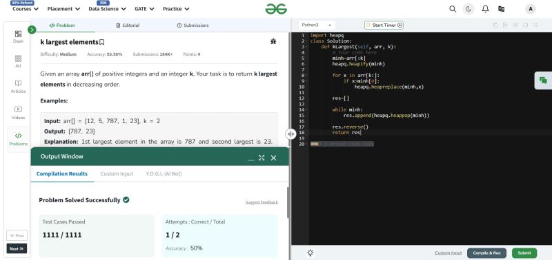 #geeksforgeeks #codingchallenge #problemsolving #day95 # ... #geeksforgeeks #codingchallenge #problemsolving #day95 # ...