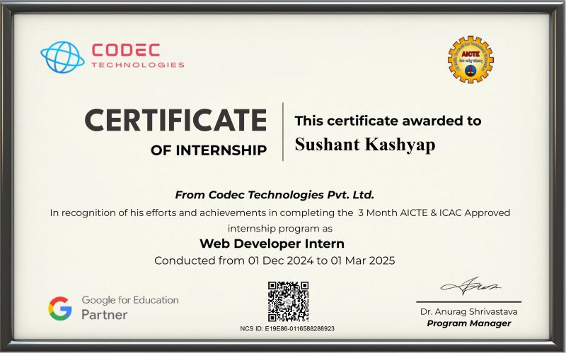 I'm thrilled to share that I have successfully completed my 3-month Web ... I'm thrilled to share that I have successfully completed my 3-month Web ...
