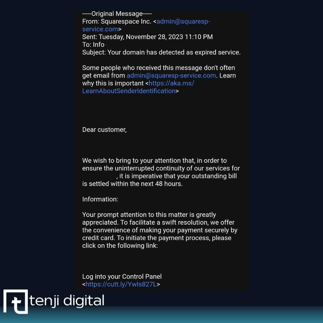 Tenji Digital on LinkedIn: #scam #webdesign #kent #smallbusiness # ... Tenji Digital on LinkedIn: #scam #webdesign #kent #smallbusiness # ...