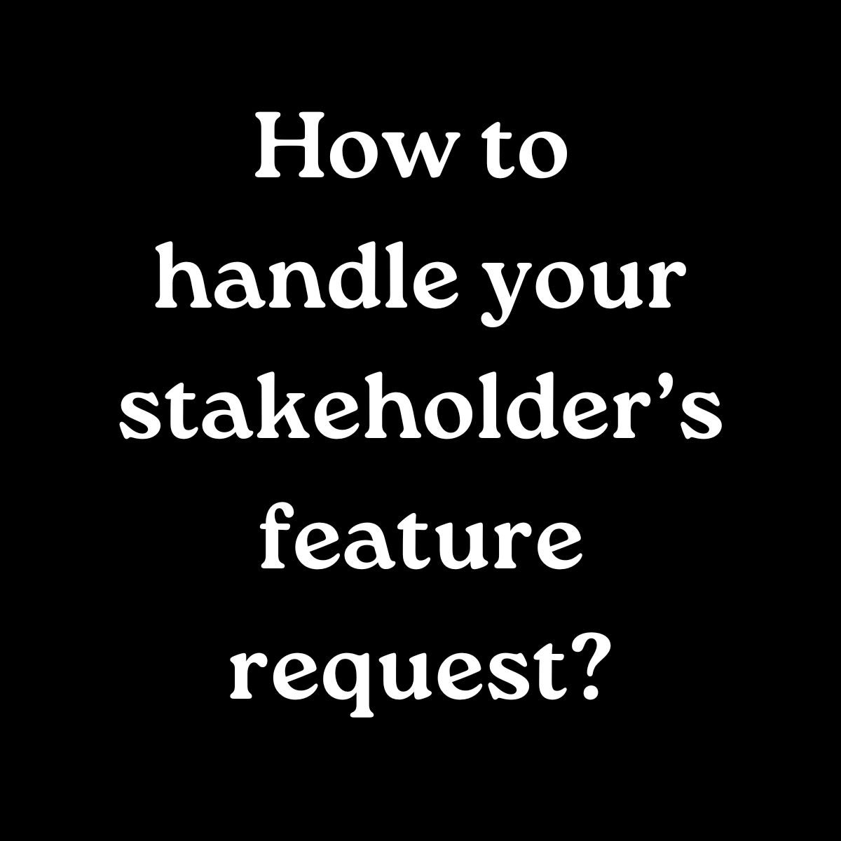 Manuel Kaiser on LinkedIn: How to navigate specific feature requests ... Manuel Kaiser on LinkedIn: How to navigate specific feature requests ...