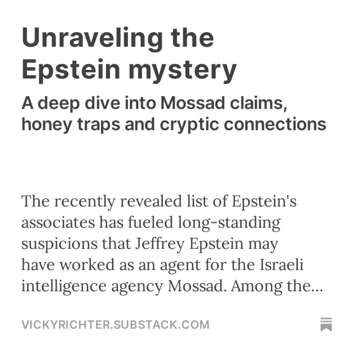 Vicky Richter on LinkedIn: Unveiling the Epstein Enigma: A Deep Dive ... Vicky Richter on LinkedIn: Unveiling the Epstein Enigma: A Deep Dive ...