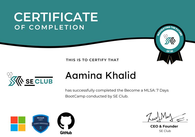 Aamina Khalid on LinkedIn: #seclub #github #vscode #onlinelearning # ... Aamina Khalid on LinkedIn: #seclub #github #vscode #onlinelearning # ...