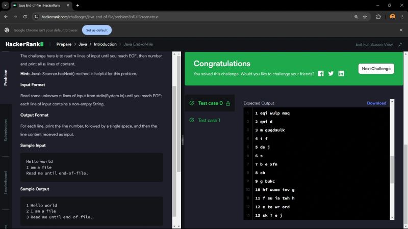 Nandha Kumar S on LinkedIn: #java #hackerrank #problemsolving ... Nandha Kumar S on LinkedIn: #java #hackerrank #problemsolving ...
