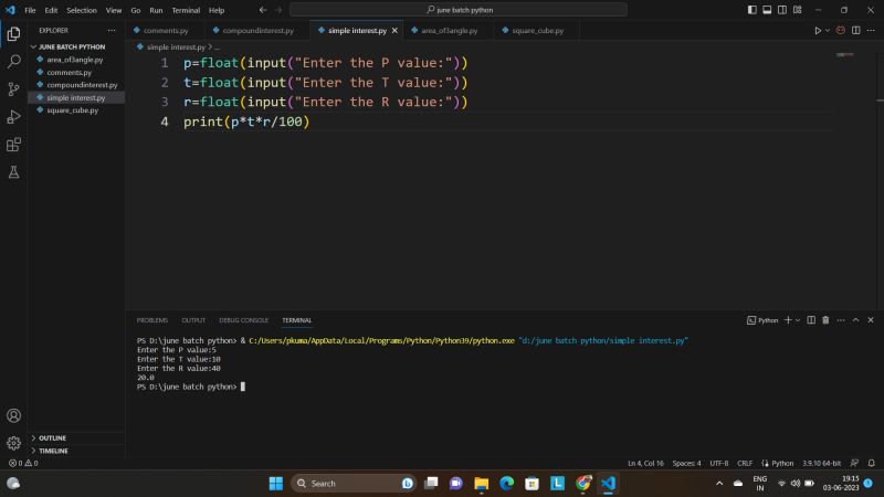 PAVAN KUMAR A on LinkedIn: Task 4 practice comments variables and data ... PAVAN KUMAR A on LinkedIn: Task 4 practice comments variables and data ...