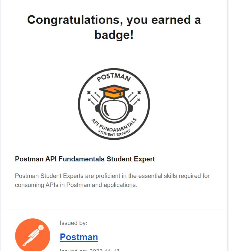 Karan Palan on LinkedIn: #postman #postmanstudent #postmanstudentexpert ... Karan Palan on LinkedIn: #postman #postmanstudent #postmanstudentexpert ...
