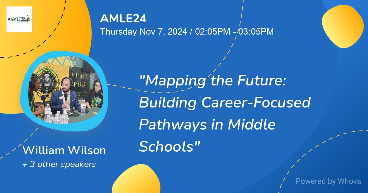 William Wilson on LinkedIn: #amle24 #middleschool #cte #edu William Wilson on LinkedIn: #amle24 #middleschool #cte #edu
