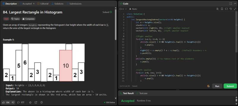 #leetcodechallenge #leetcode #dsa #cpp #stack #monotonicstack # ... #leetcodechallenge #leetcode #dsa #cpp #stack #monotonicstack # ...