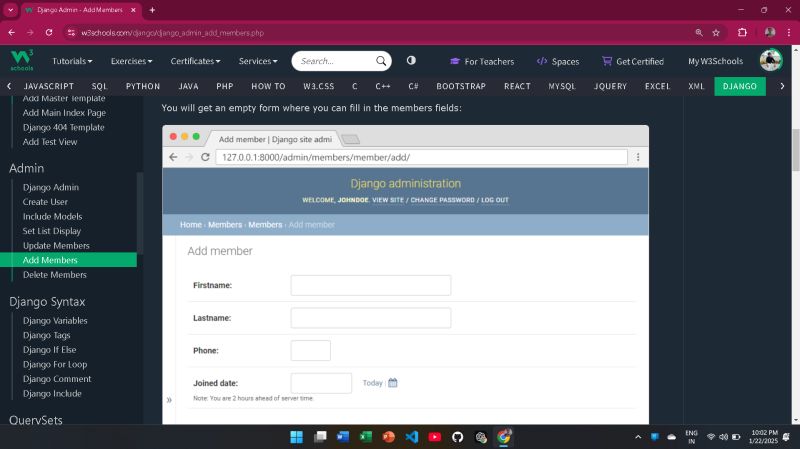 Singidi Sai Naga Sudheer on LinkedIn: #django #webdevelopment #python # ... Singidi Sai Naga Sudheer on LinkedIn: #django #webdevelopment #python # ...