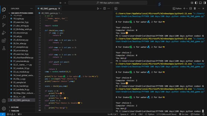 Akhil .. on LinkedIn: #100daysofpython #100daysofcode #pythonlearning # ... Akhil .. on LinkedIn: #100daysofpython #100daysofcode #pythonlearning # ...