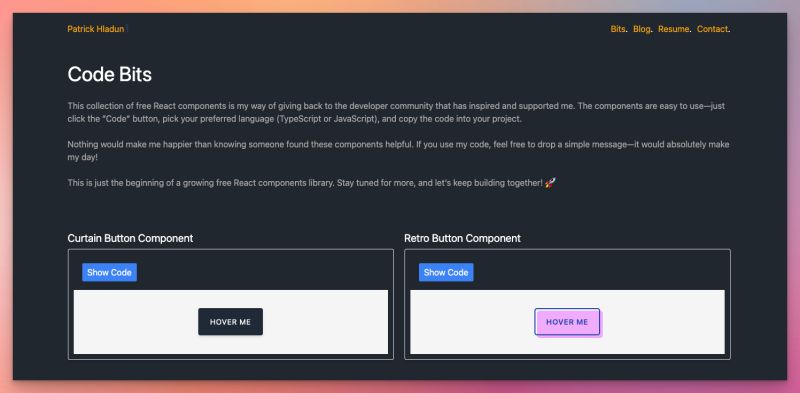 Patrick Hladun on LinkedIn: #reactjs #typescript #javascript # ... Patrick Hladun on LinkedIn: #reactjs #typescript #javascript # ...